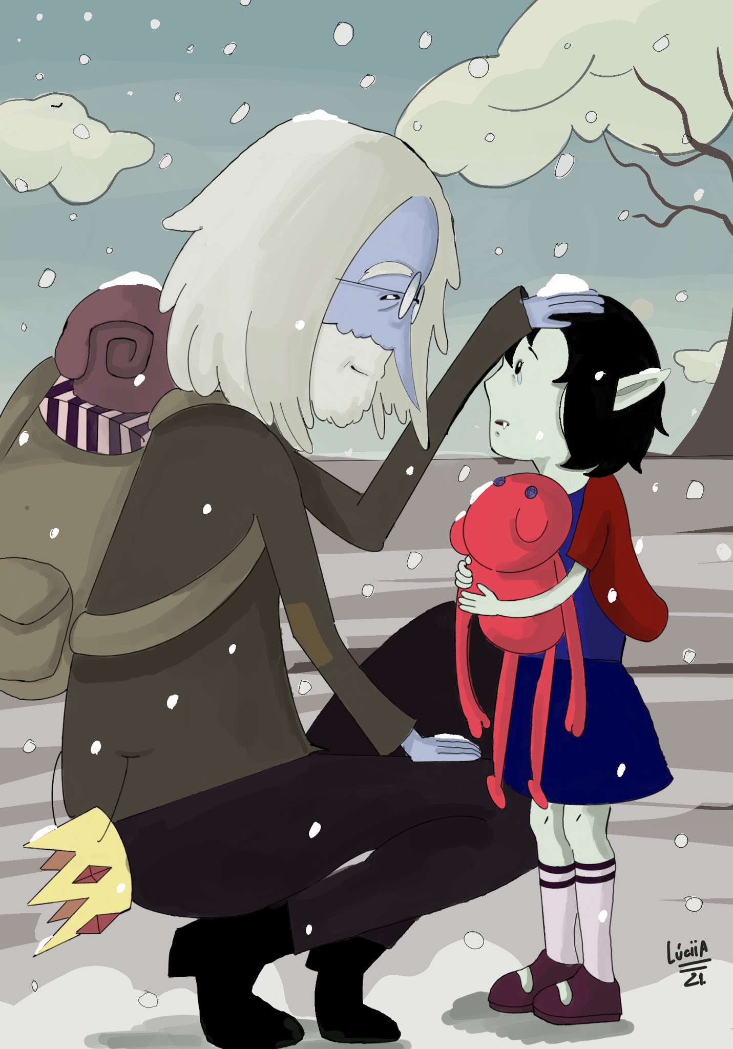 Adventure Time Marceline And Ice King