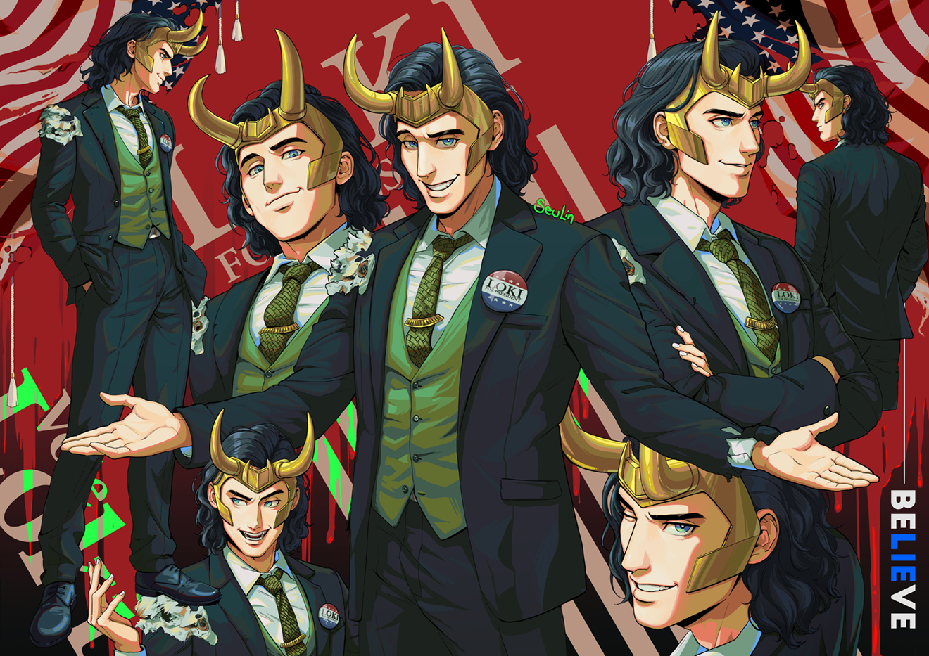 Loki Anime Fan Art