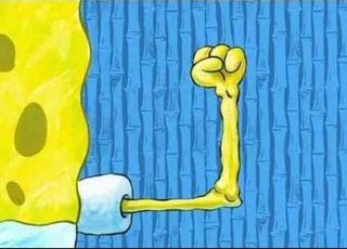 Spongebob Flexing