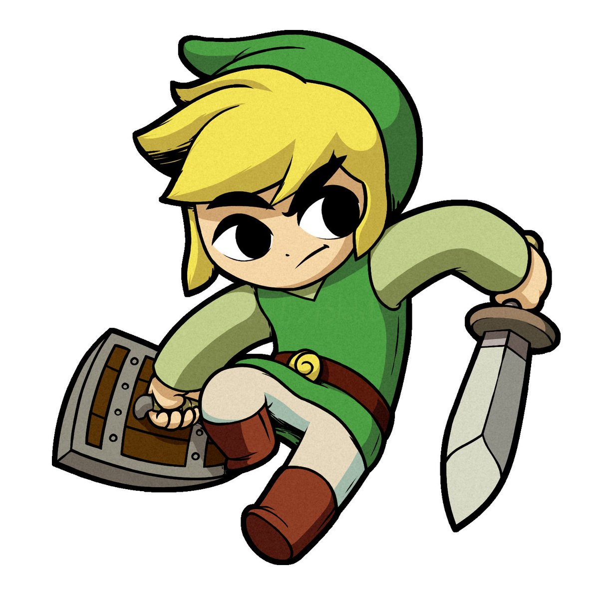 [OC] [WW] I drew Toon Link! One is my style, while the other is closer ...