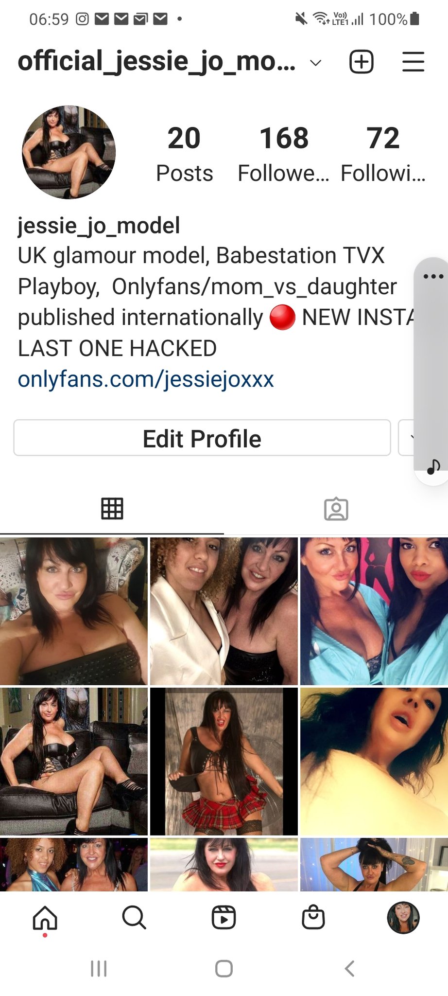 ⚘JESSIE JO⚘TOP 0.32% ONLYFANS 🔥 on Twitter: "RT @JessieJoxxx: my new Instagram is official ...