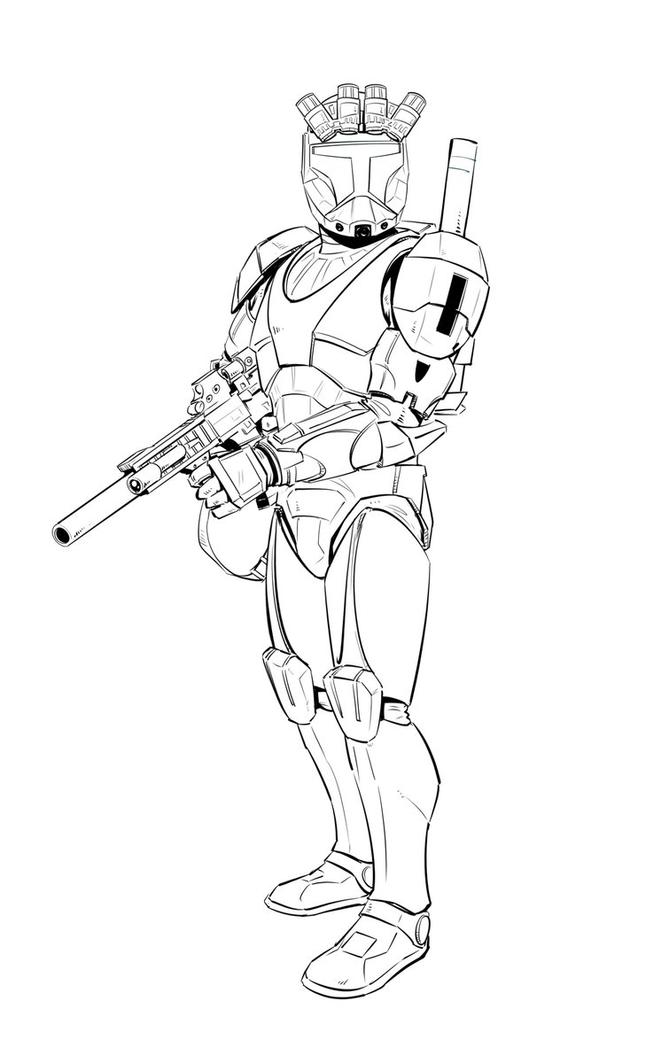 Captain Rex And Commander Cody Coloring Pages Coloring Pages