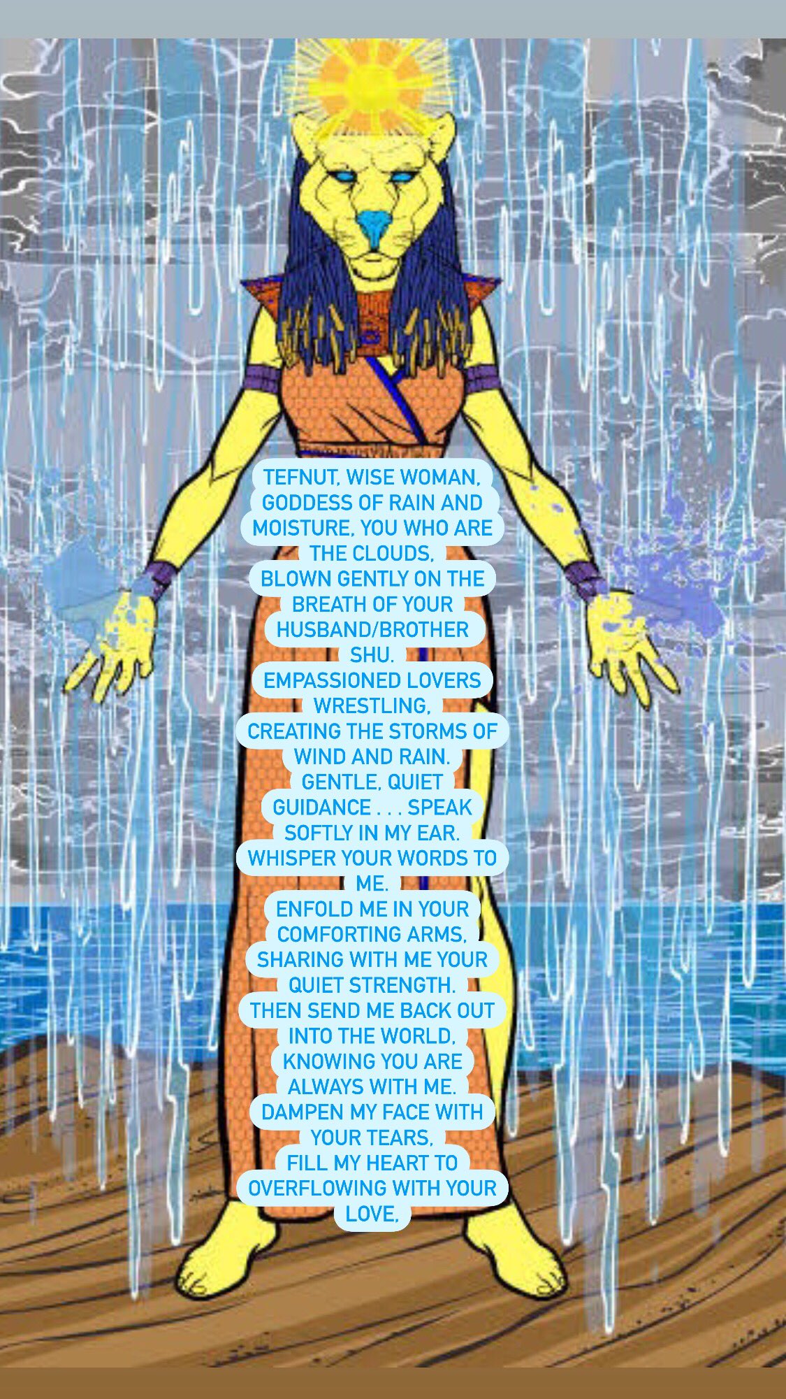 Tefnut Goddess Of Rain