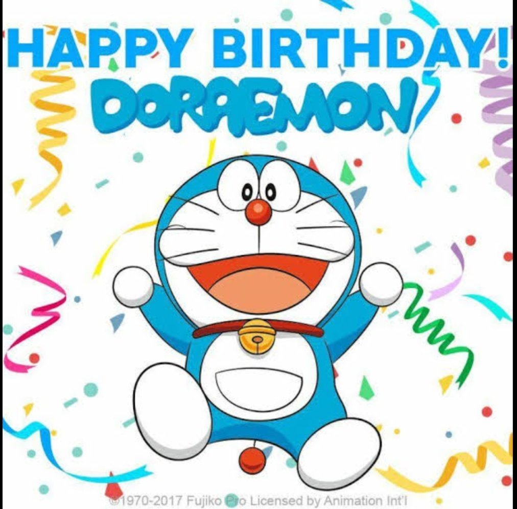 Doraemon Birthday Card