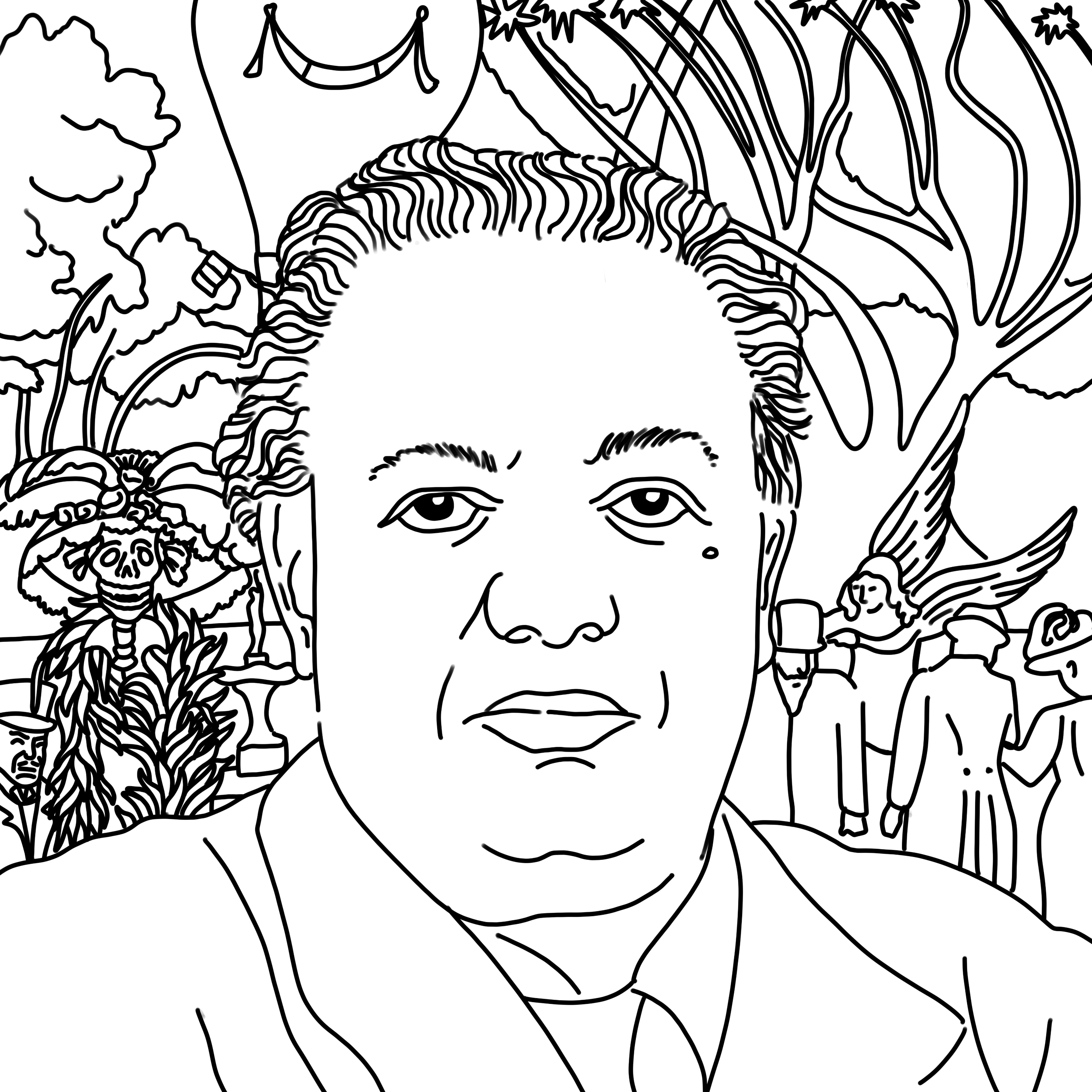 Diego Rivera Coloring Pages