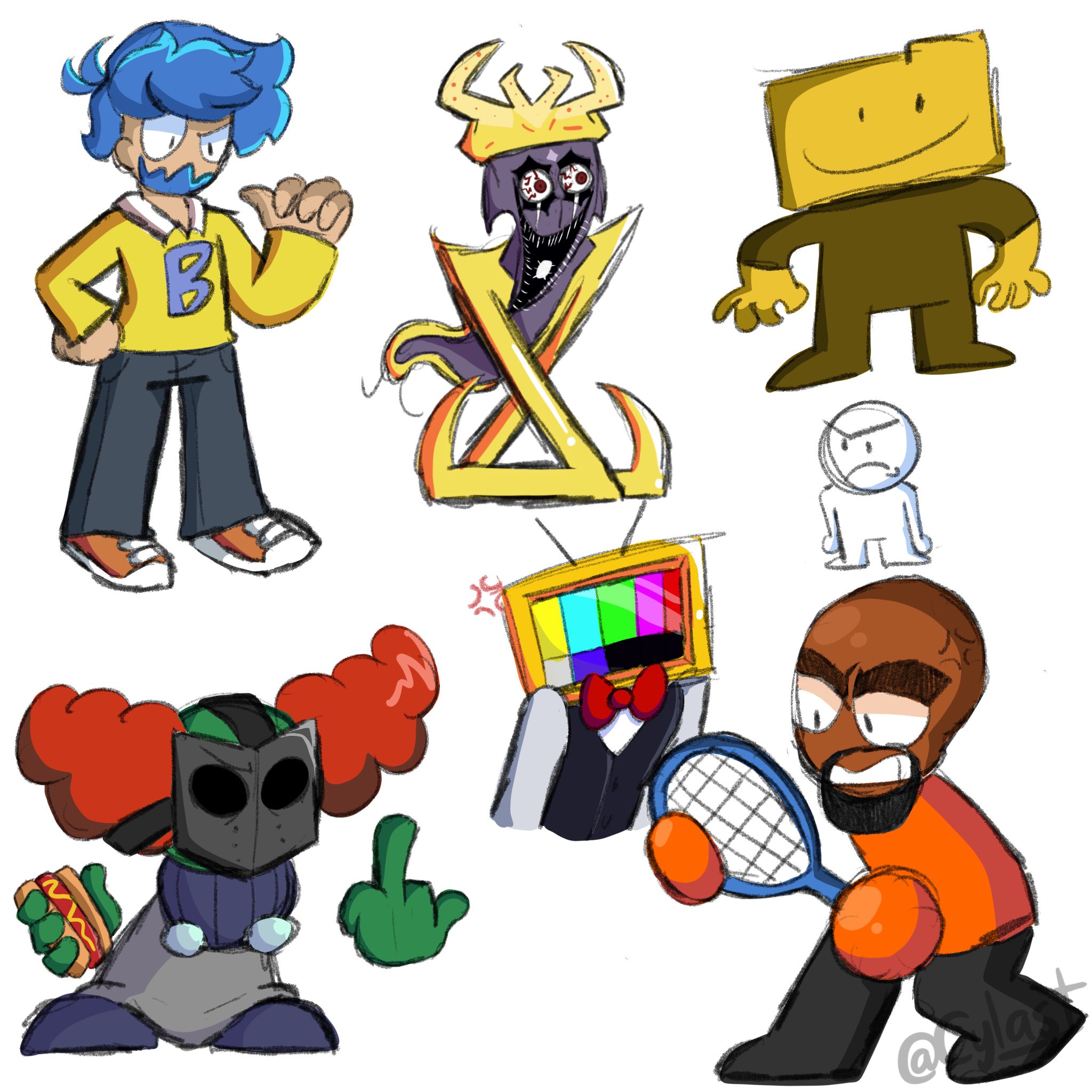 X Personaje Fnf Azzy On X: "Other Characters #fnf #pico #skidandpump