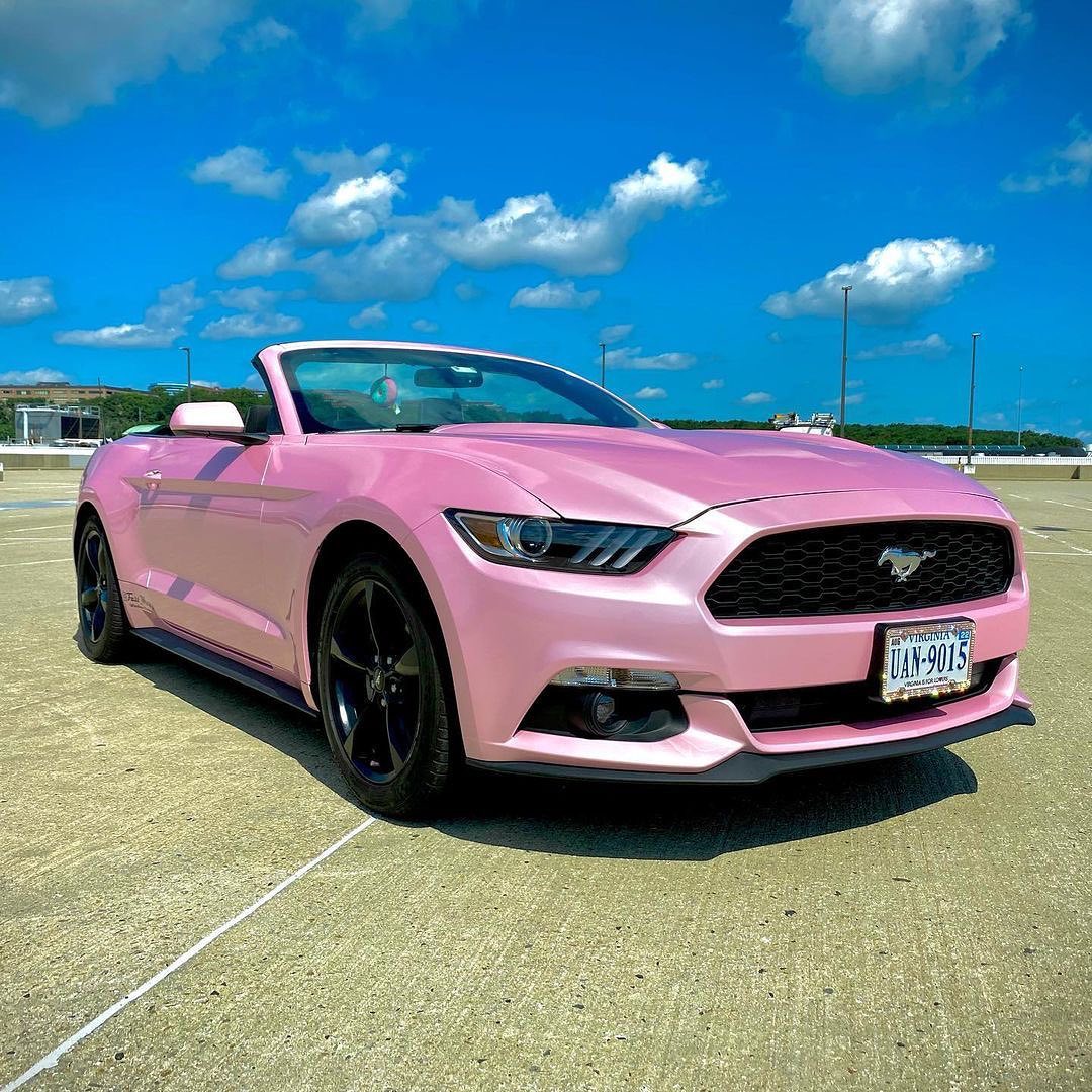 Pink Mustang Convertible