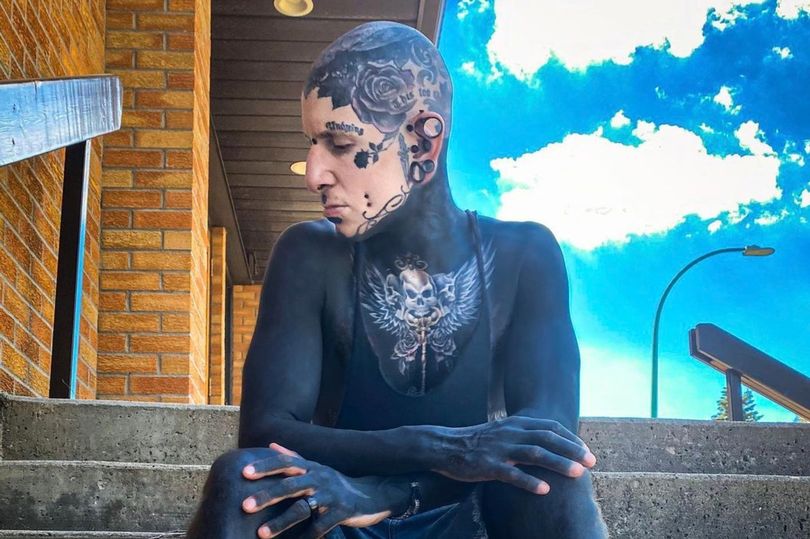 Extreme Full Body Tattoos Full Body Tattoos Hi Res Stock Photography