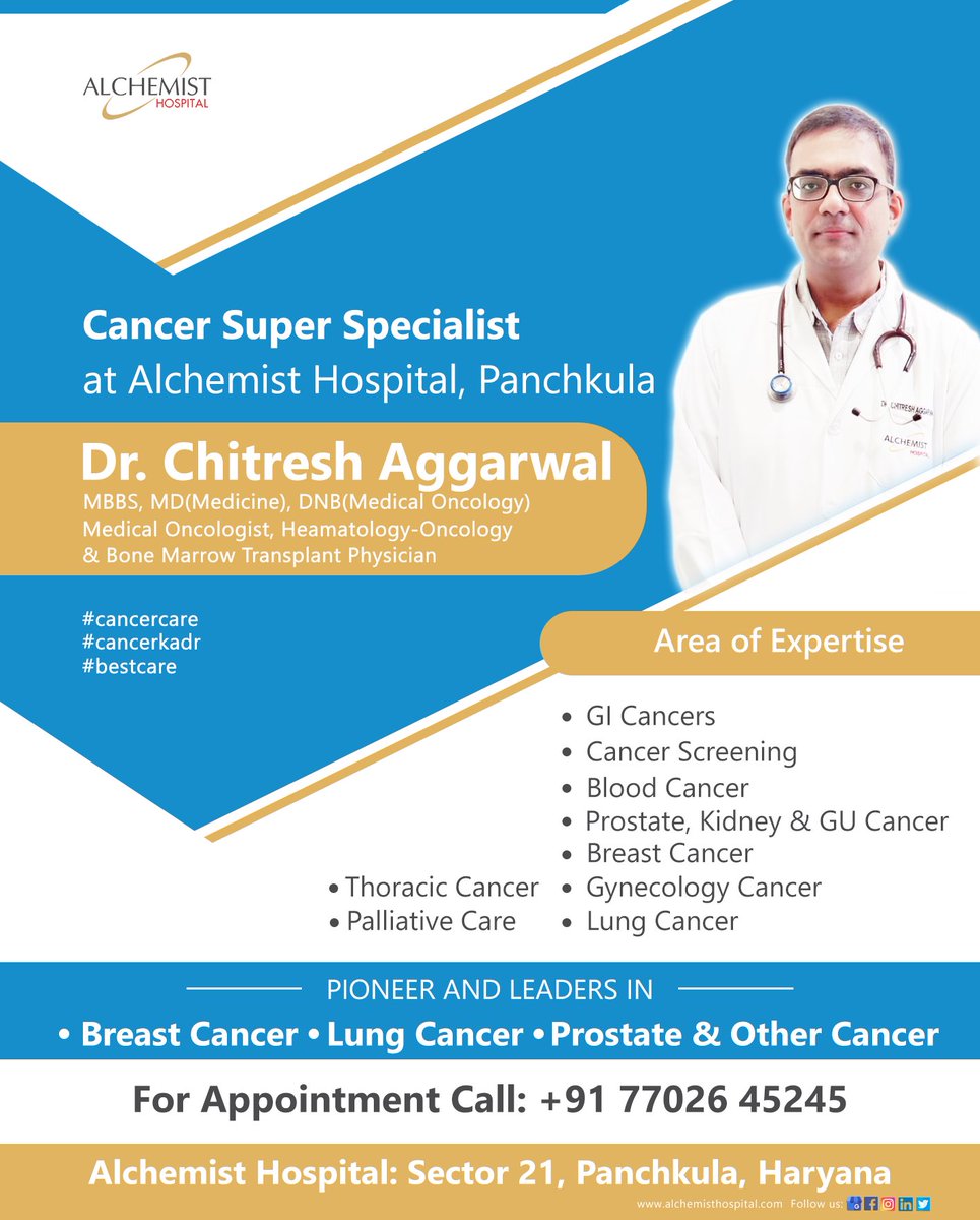 Dr Chitresh Aggarwal Cancer Specialist (@drchitreshonco) | Twitter