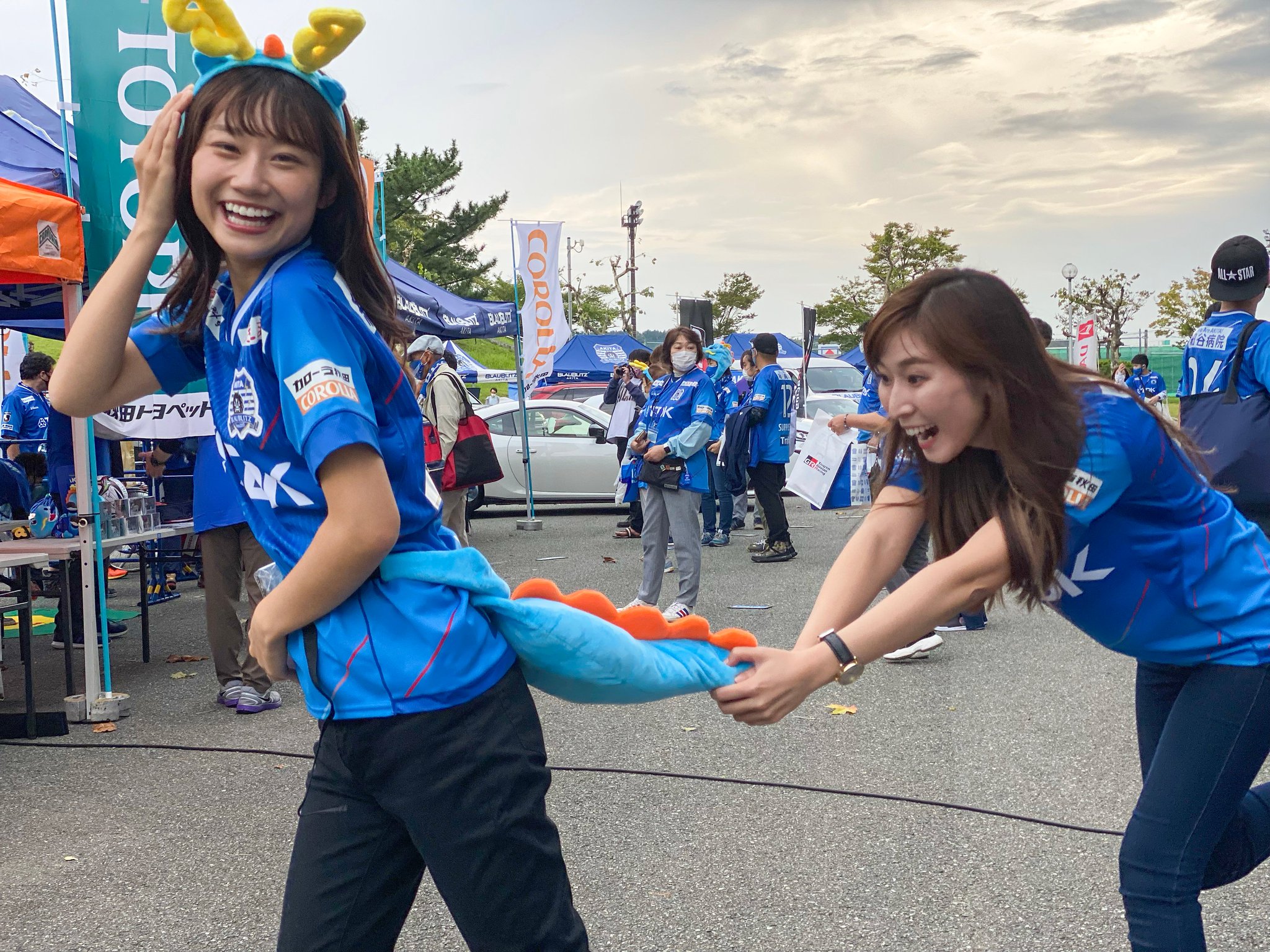ブラウブリッツ秋田(公式) On Twitter ☑️ブラウゴンなりきりマスク ☑ブラウゴンカチューシャ ☑️ブラウゴンのしっぽ でした👏 引き続きスタジアムをお楽しみください! ブラウ