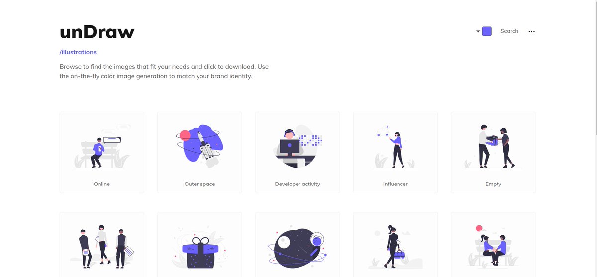 7 Amazing sites where you can get Free illustrations for your project A ...