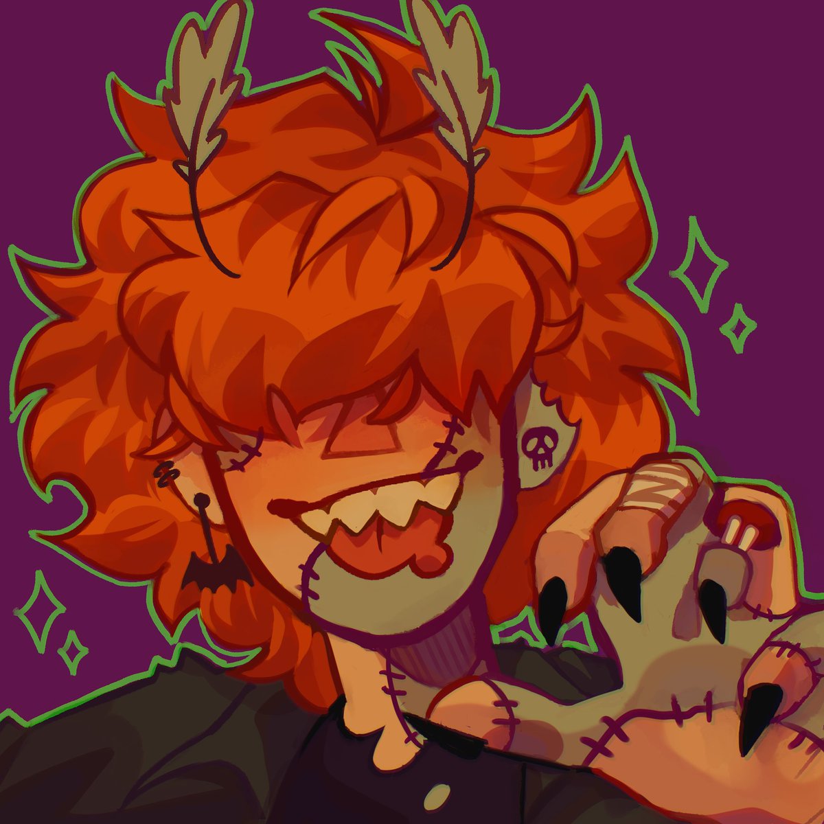 「New pfp for spooky time >:D 」|Arty 🐞|| you are LOVED!!のイラスト