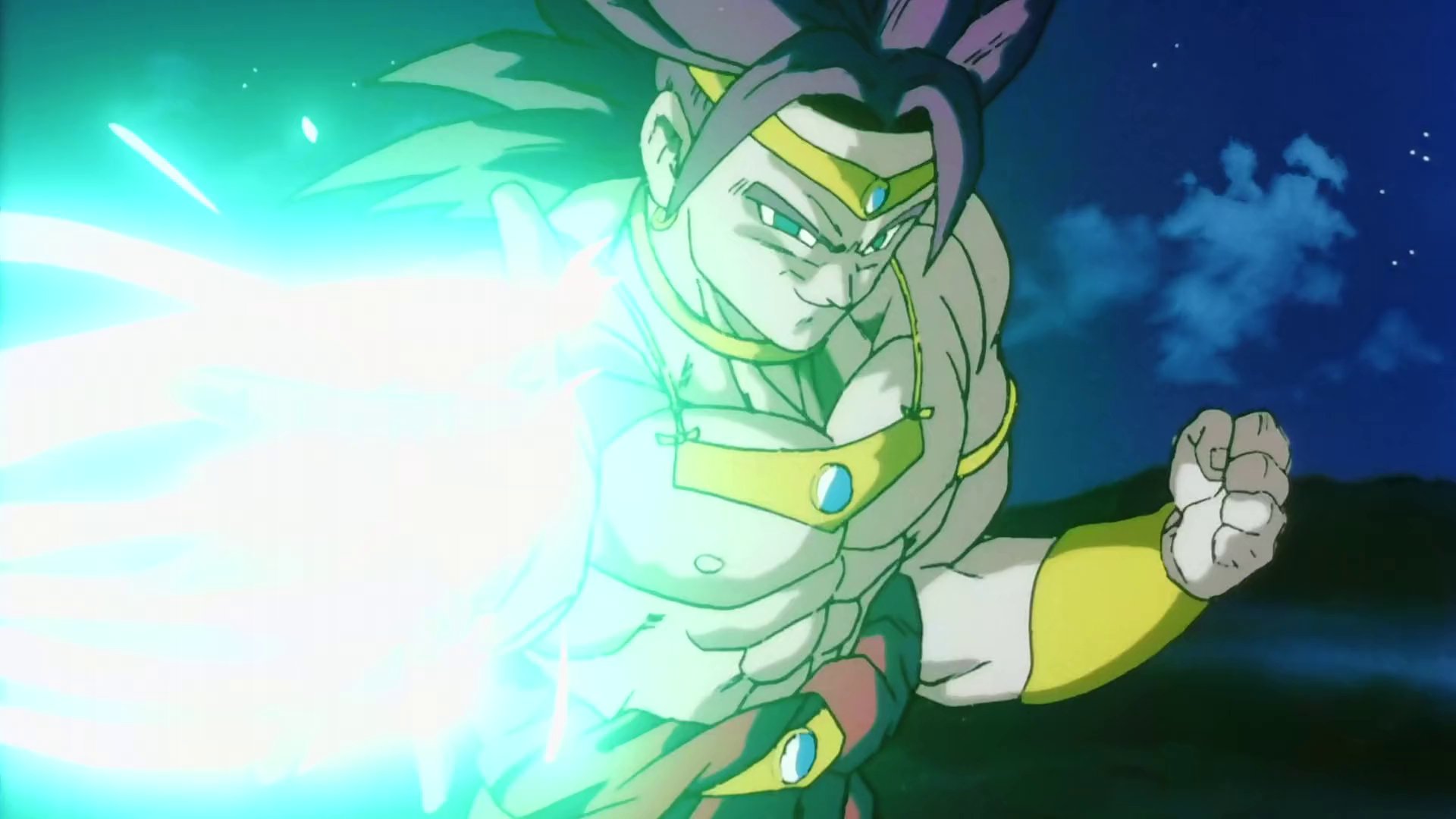 Broly Purple Hair