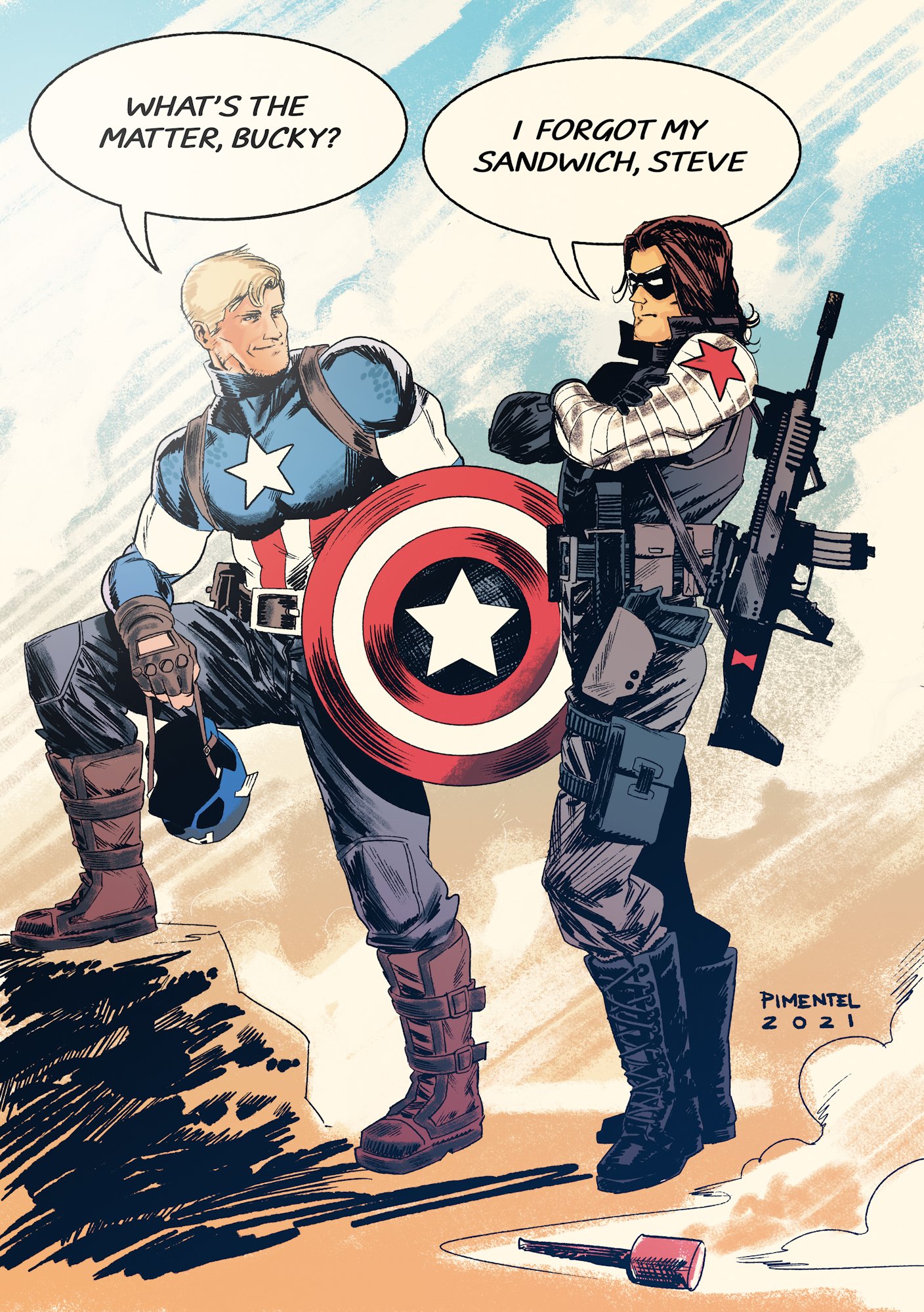 Bucky Shield Comic