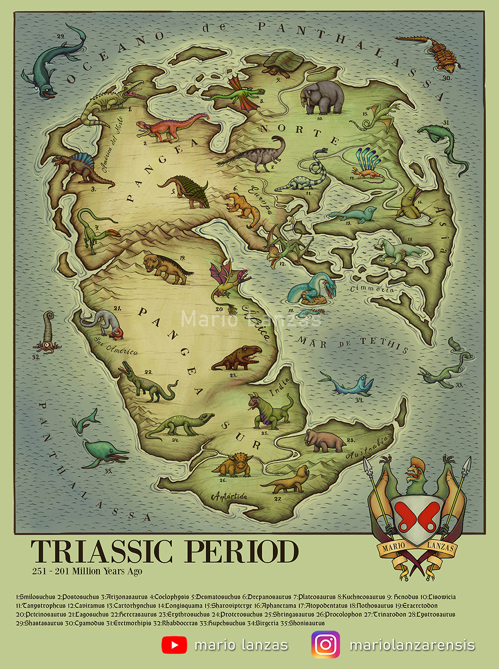 Cretaceous Period Map