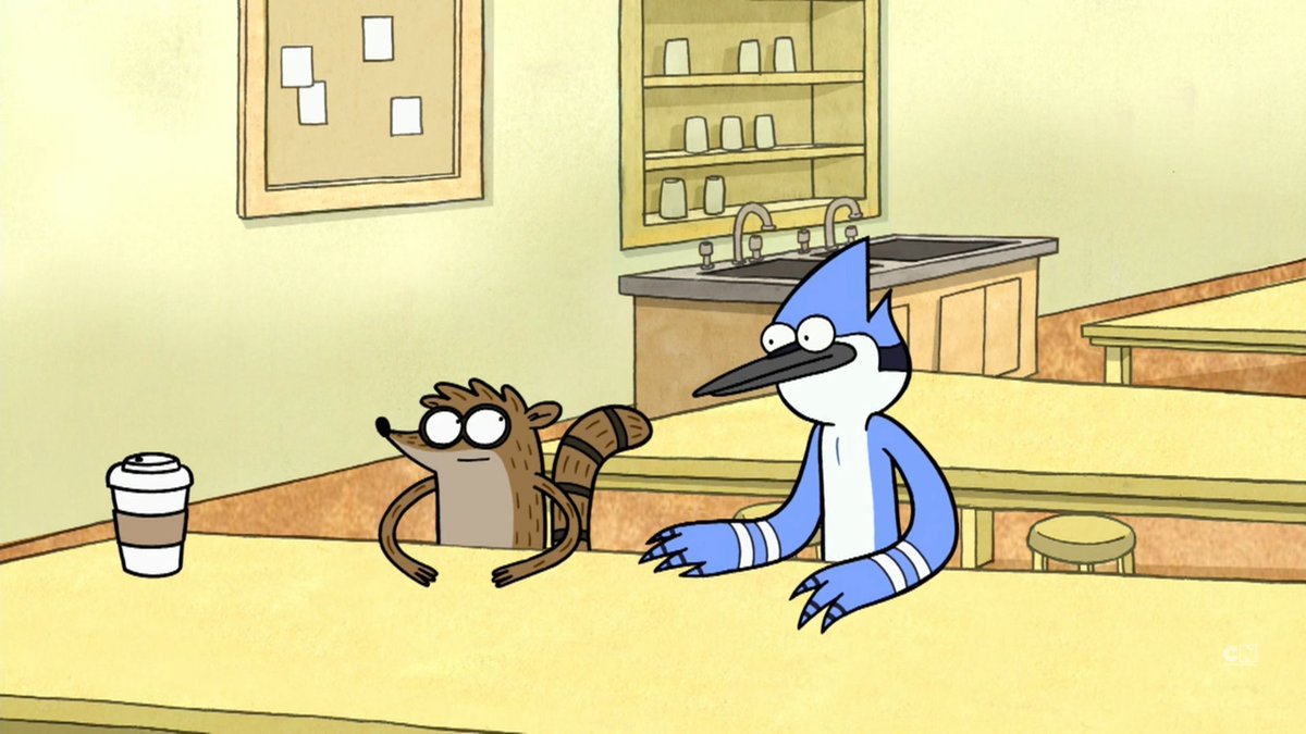Regular Show Coffee Shop Mordecai The Coffee Bean & Tea Leaf Rigby