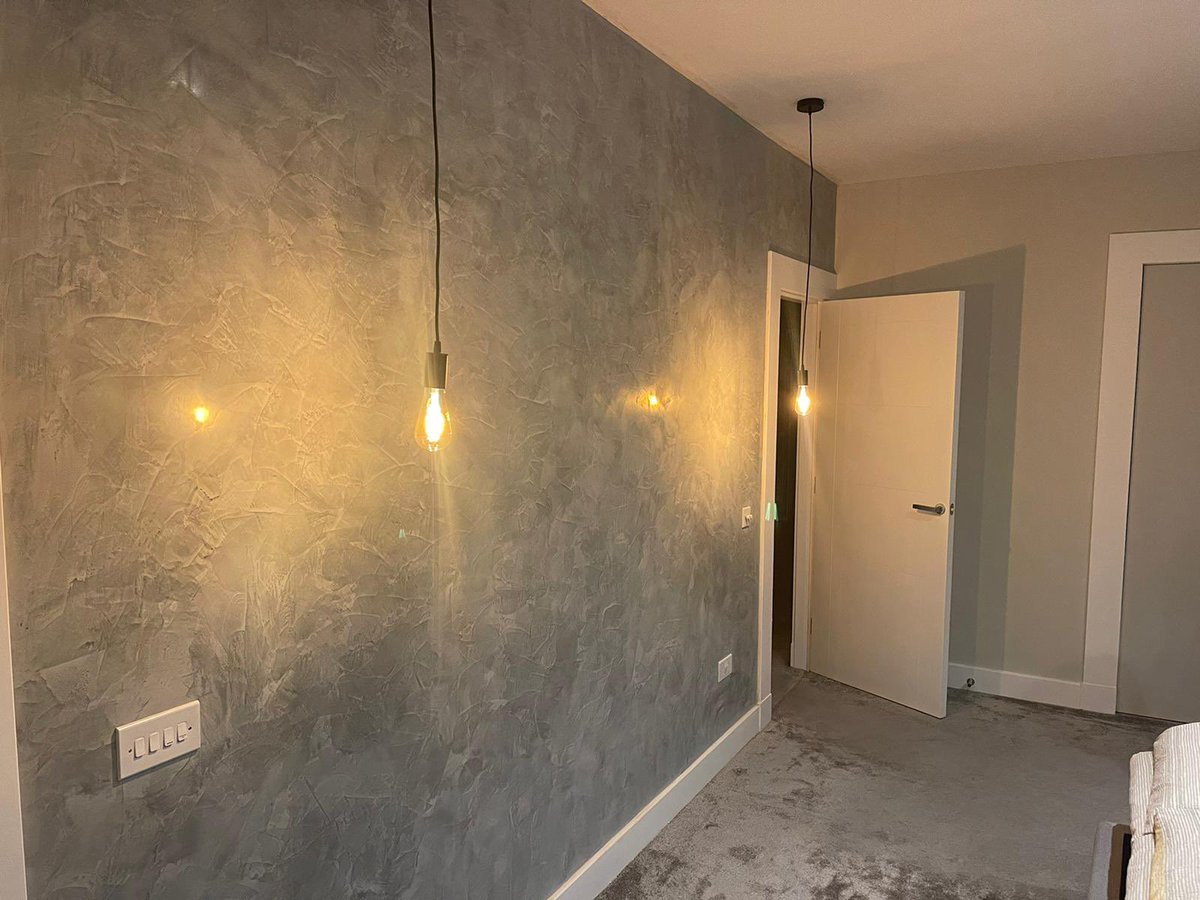 Grey Venetian Plaster Walls