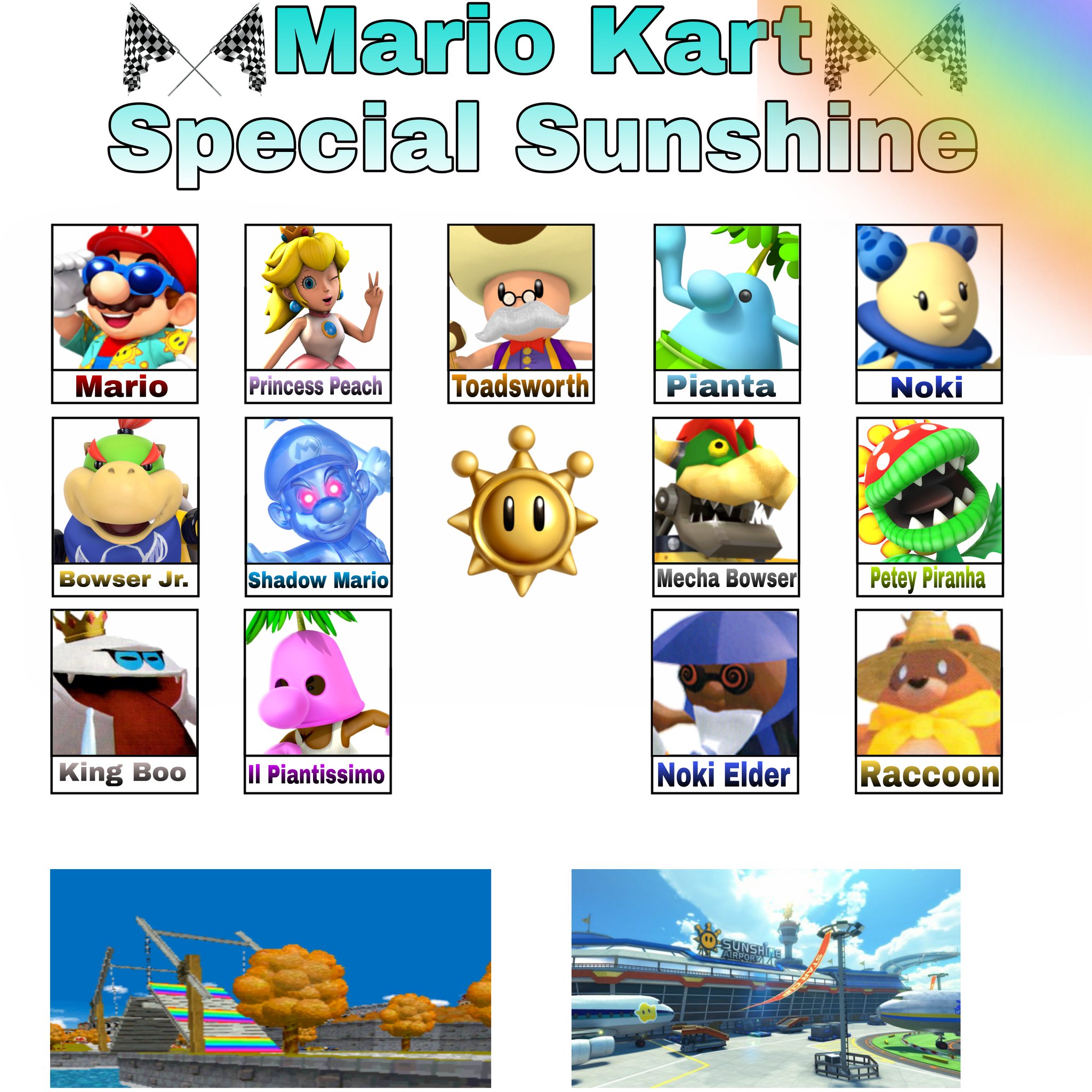 Super Mario Sunshine Characters