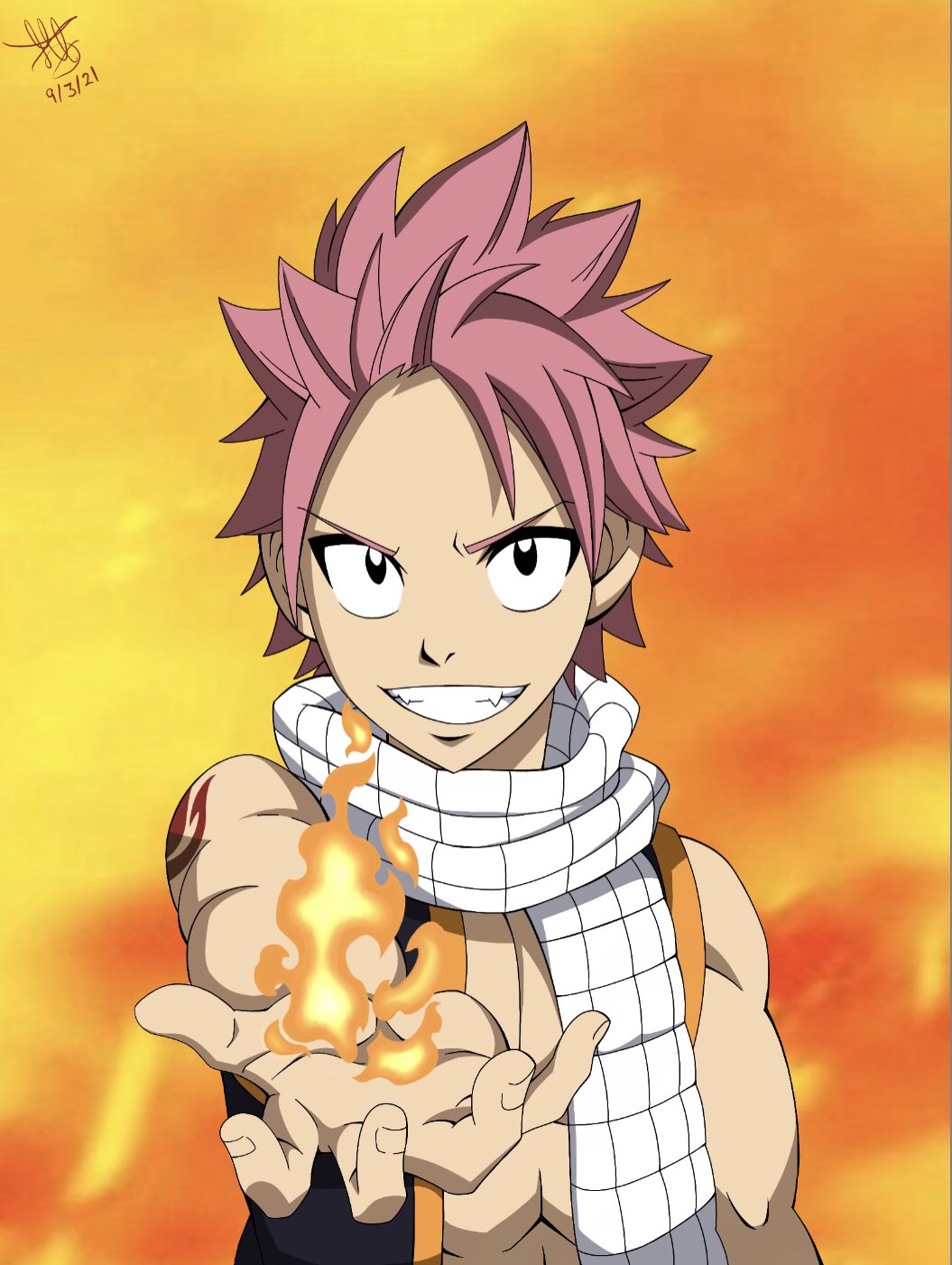Fairy Tail Natsu Angry Manga