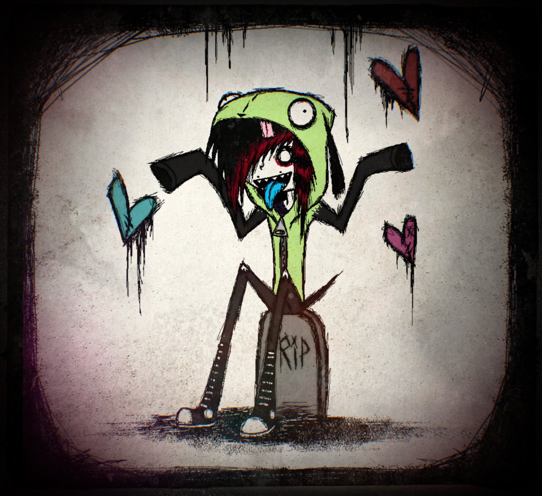 Zim Creepy Drawings