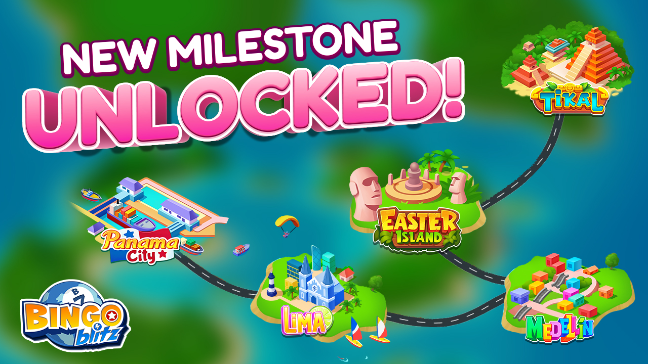 BINGO Blitz on Twitter: "BLITZTASTIC NEWS, everybody😻 5 Map Rooms have just unlocked, so pack ...