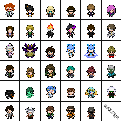 Pokemon Trainer Overworld Sprites