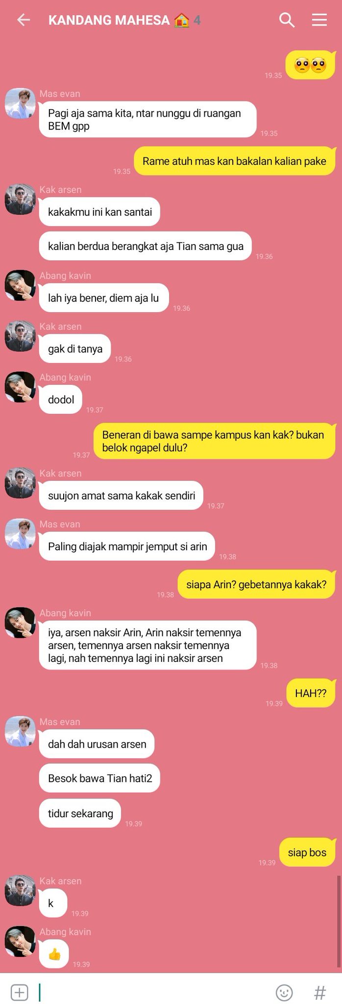 biu on Twitter: "024. Gak paham urusan percintaan arsen…