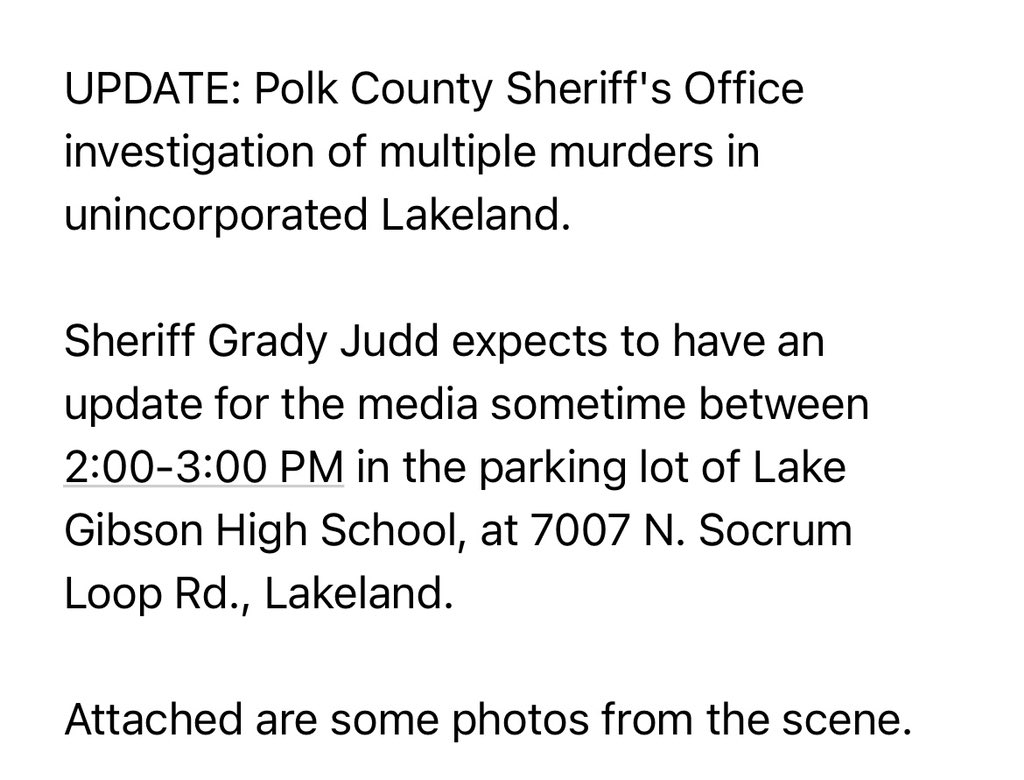 Polk County Sheriff 🚔 Grady Judd On Twitter Update To Quadruple