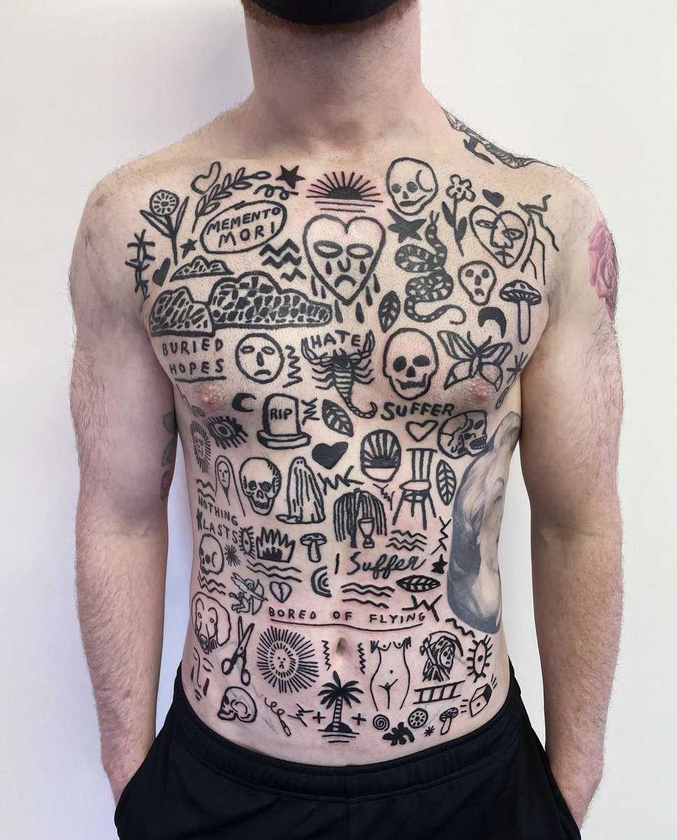 Traditional Chest Tattoo Designs