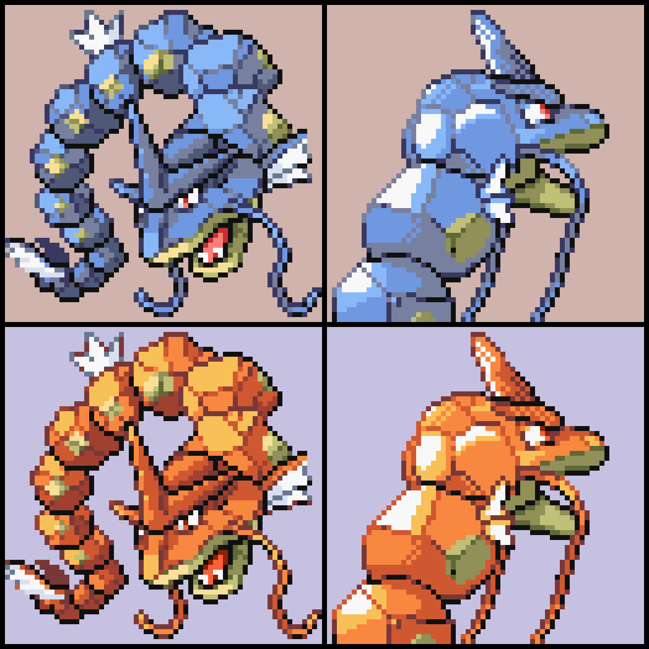 Onix Pokemon Crystal Sprites