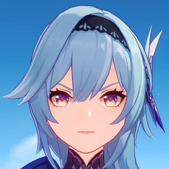 「Eula: //Looks at Amber Eula 5 seconds l」|Kie🌸St0re is open!🌸のイラスト