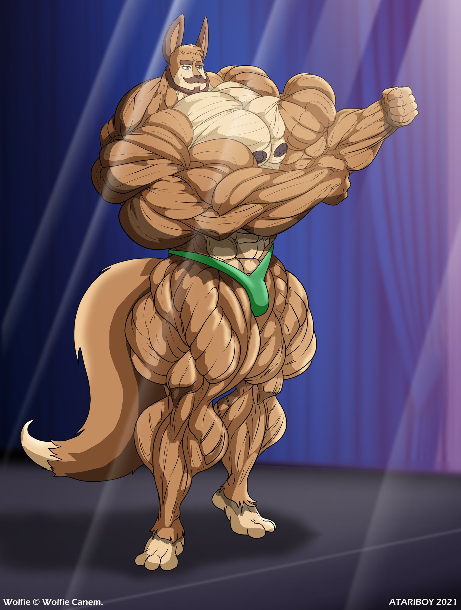 Atariboy 🇩🇴 🇵🇷 on Twitter: "Wolfie The Full Meal Deal. Just a full image of @wolfie_canem I drew ...