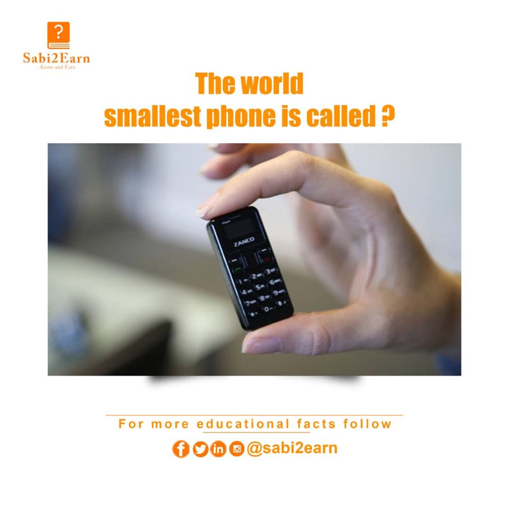 Smallest Cell Phone In The World