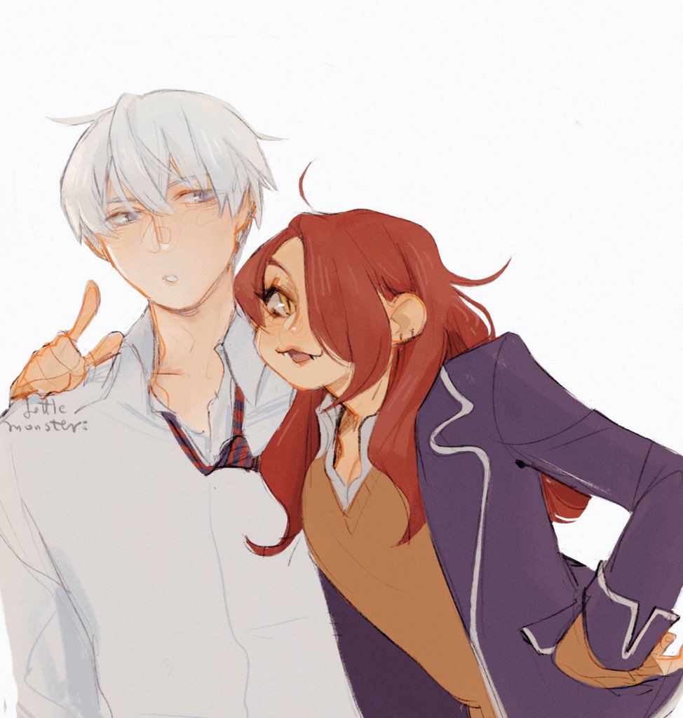 「i like tsukasa and rindo so much this is」|aurelie💜のイラスト