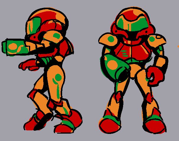 Nes Metroid Sprite