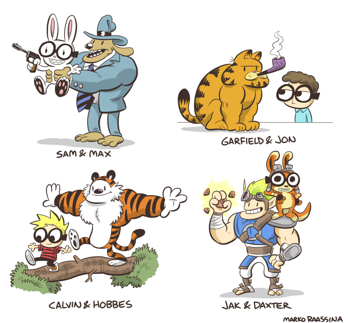 Calvin And Hobbes Vs Garfield