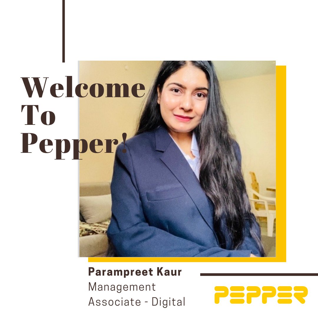 Pepper Interactive on Twitter: "Welcoming @parampreetks to Pepper Interactive!…