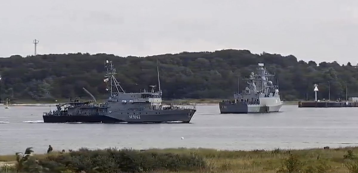 WarshipCam on Twitter: "German Navy Frankenthal-class minehunter FGS Sulzbach-Rosenberg (M1062 ...