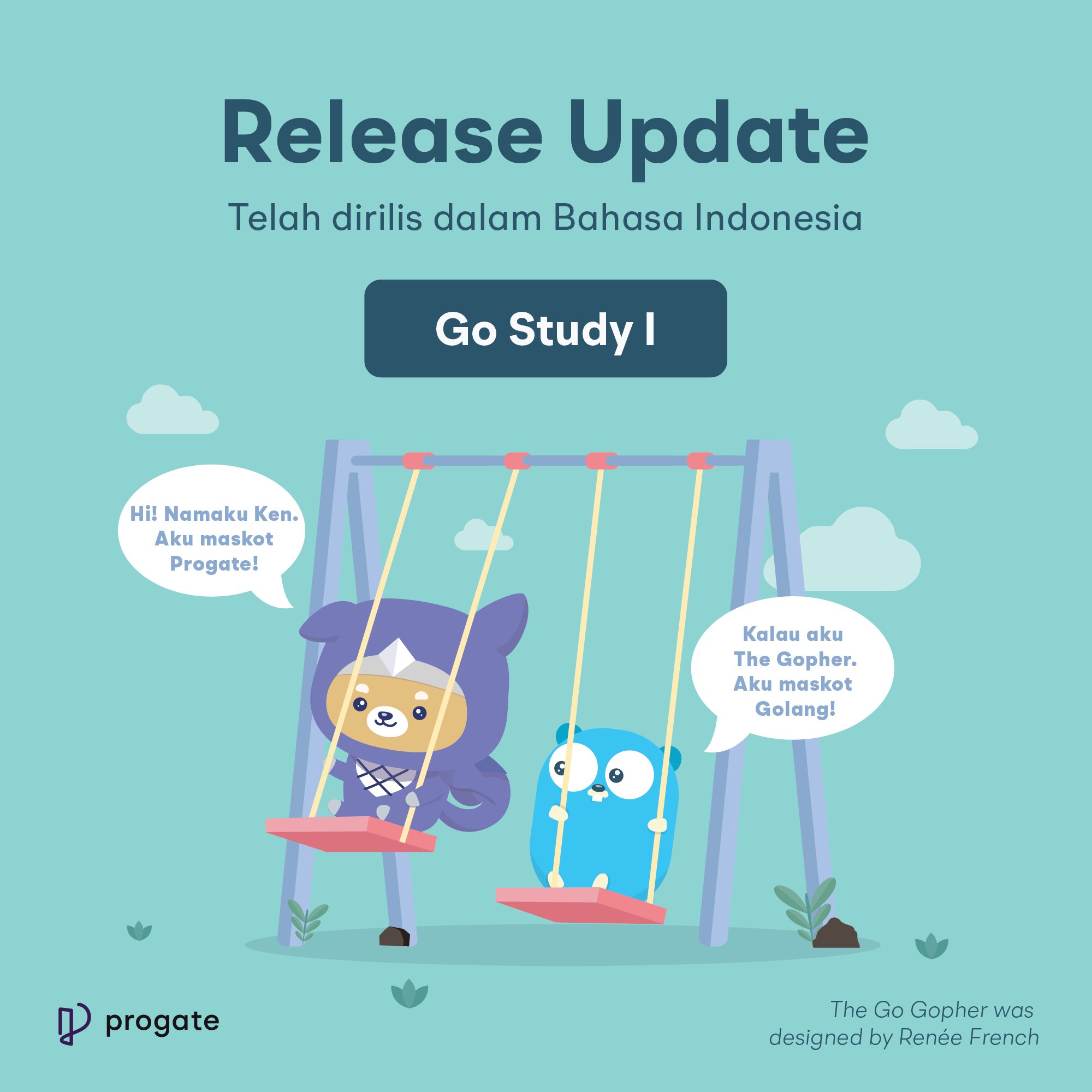 Progate Indonesia on Twitter: "Wah Ninja Ken punya temen baru! Namanya Gopher, mascot dari ...