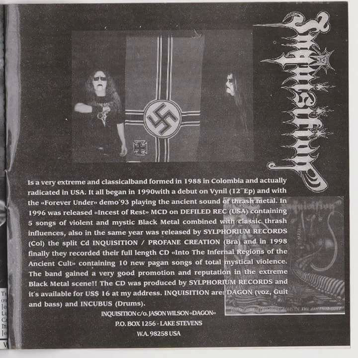 13/x #Inquision: black metal from Colombia, relocated to Seattle ...