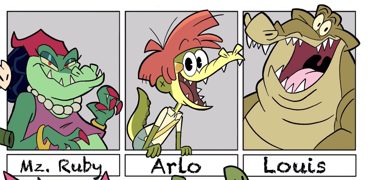 「Lizzy doodle 」RoyCartoons🐊の漫画