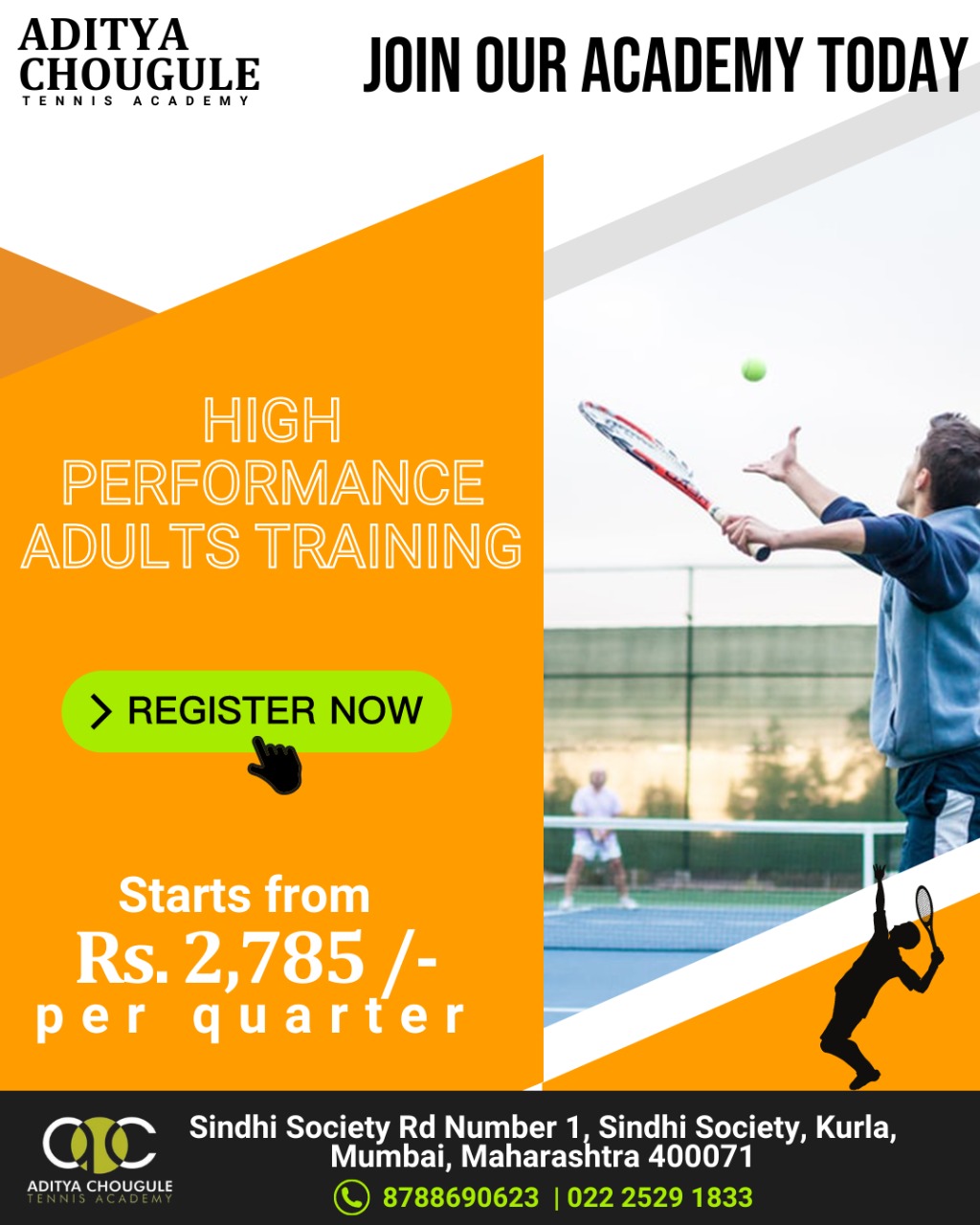 Aditya Chougule on Twitter: "Become professional tennis player at just Rs. 2,785 per #tennis # ...