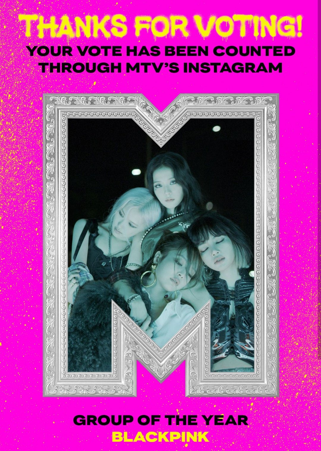 Blackpink MÉxico ️🌱 On Twitter 📢 VotaciÓn Final Vmas Group Of The