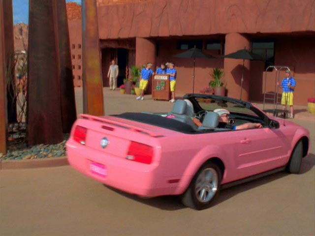 Pink Mustang Convertible