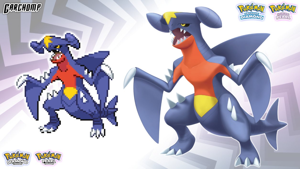 Shiny Garchomp Difference