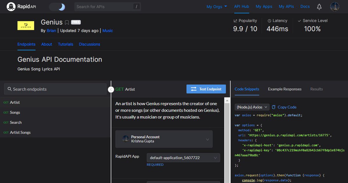 Some amazing APIs from the @Rapid_API that you must check out them now ...