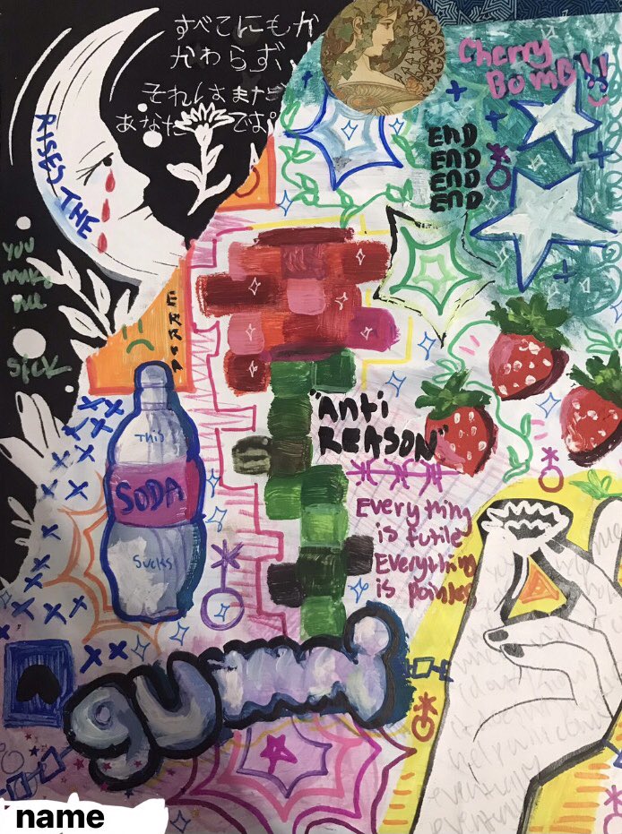 Sketchbook Cover Collage