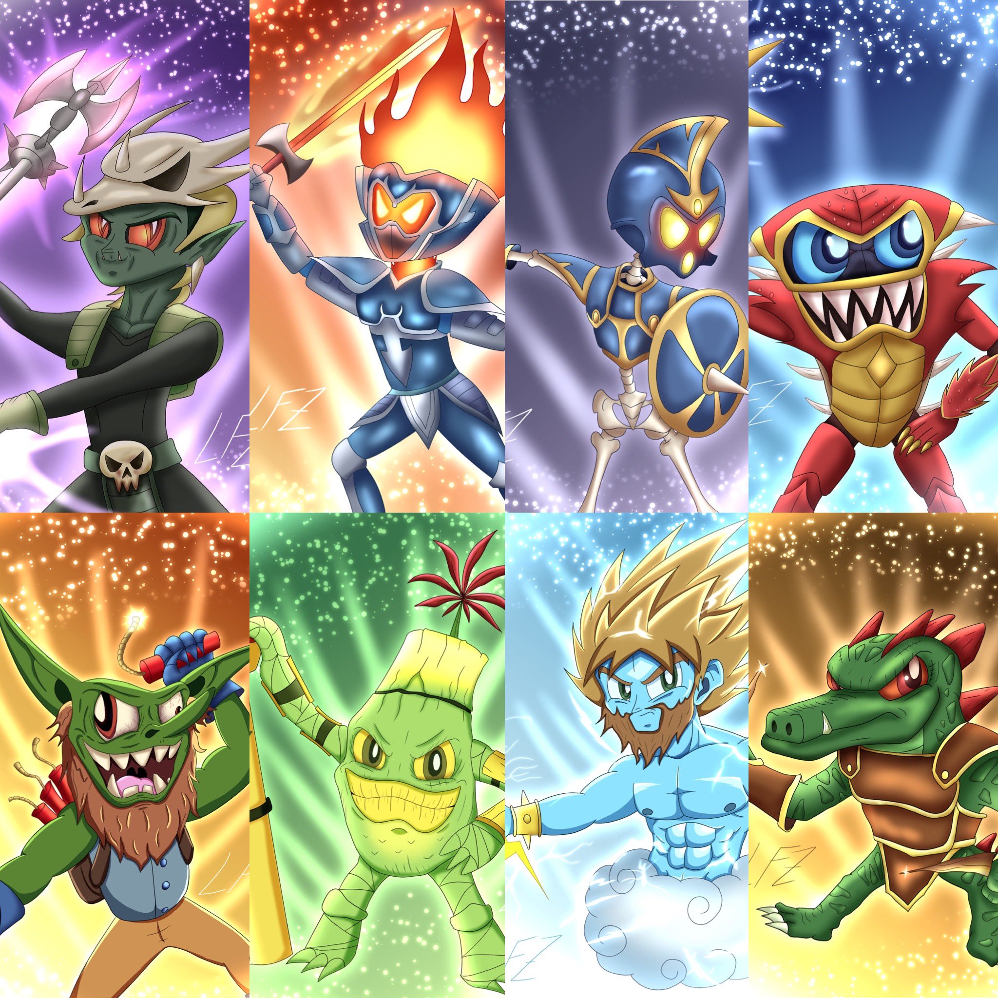 Skylanders Spyros Adventure Characters