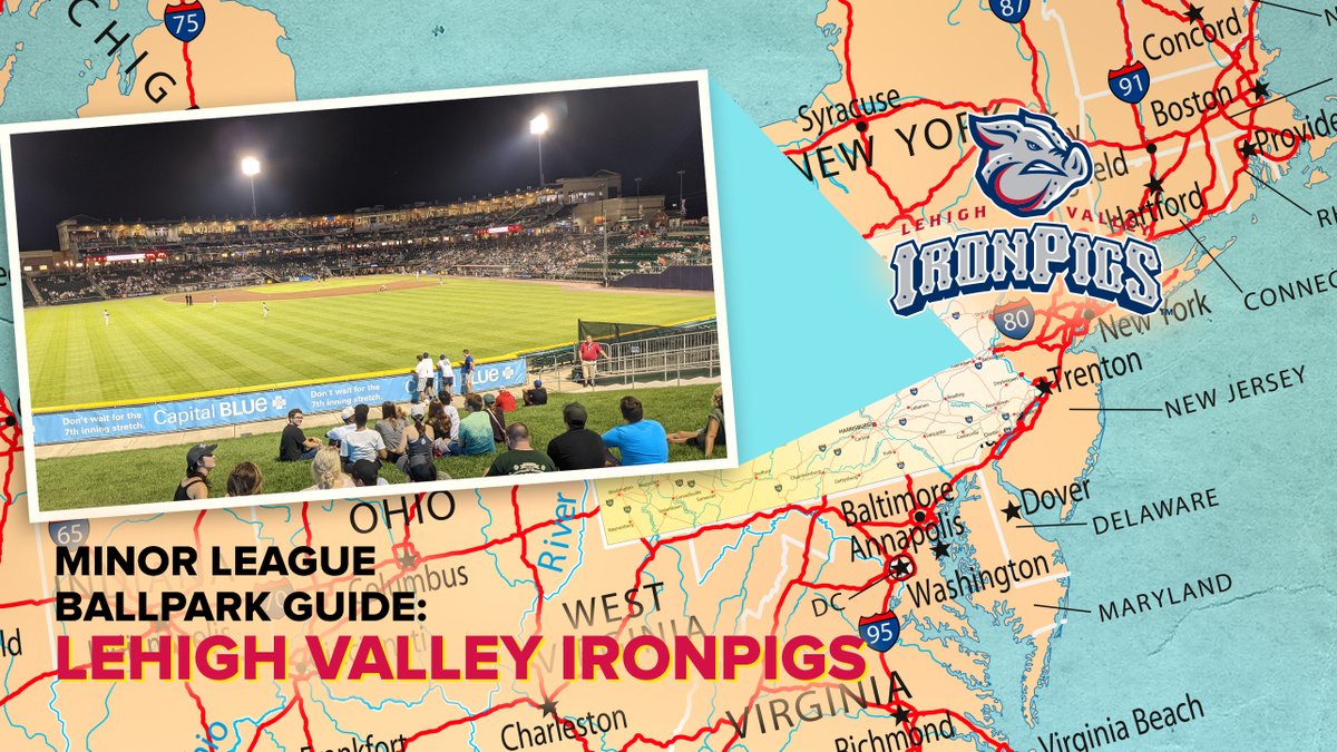 Minor League Baseball Parks Map