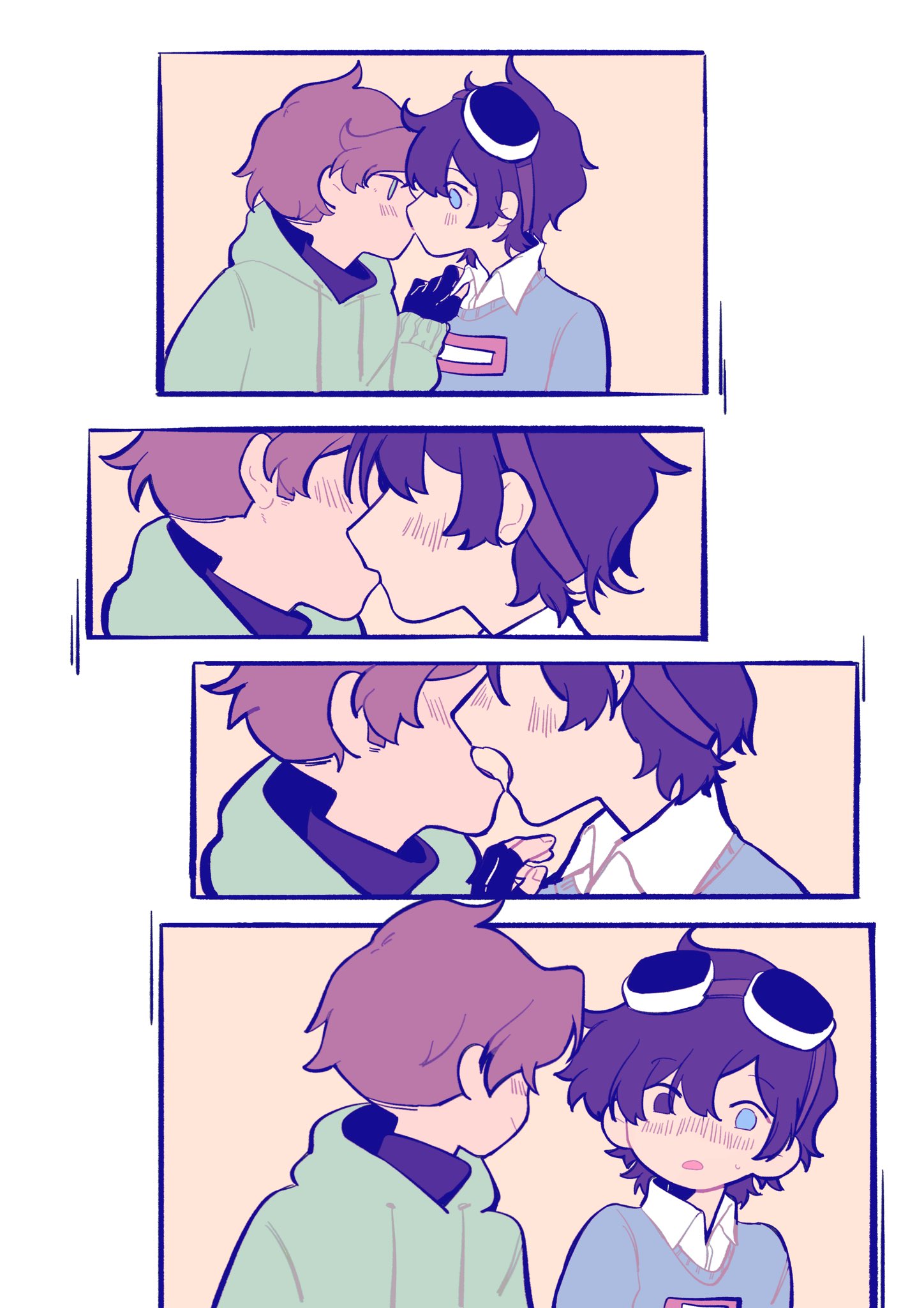 snowflexe on Twitter: "*kiss* #dreamnotfoundfanart #dnf https://t.co/Sh5wgVfOh0" / Twitter